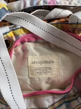 Aeropostale | Bags | Y2k Aeropostale Pink Blue Yellow Plaid Shoulder ...